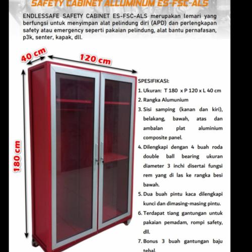 Jual Fire Safety Cabinet Kaca Alumunium / Lemari Safety Pemadam / Apd ...