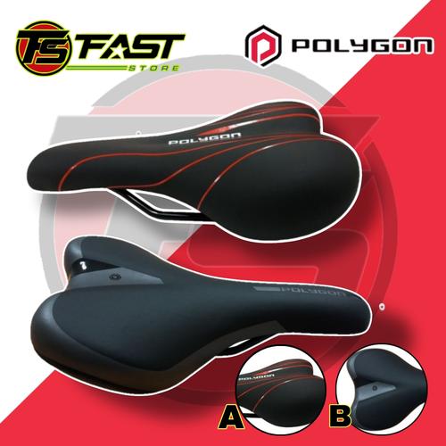 Jual JOK SEPEDA SADDLE SEPEDA POLYGON ORIGINAL MONARCH GREY IN BLACK ...