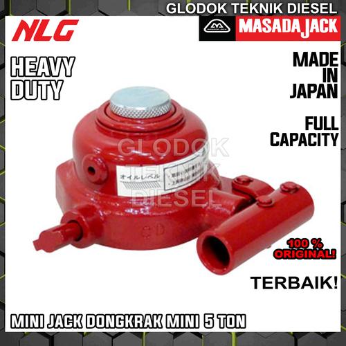 Jual MASADA Dongkrak Mini Jack 5 TON MMJ 5 C JAPAN 5000 KG MMJ5C ...