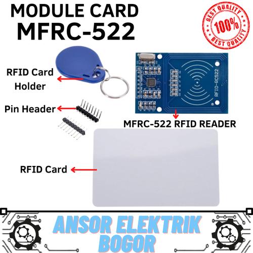 Jual MFRC-522 RFID RC-522 MODULE CARD PLUS KEYCHAIN SENSOR MODULE RFID ...