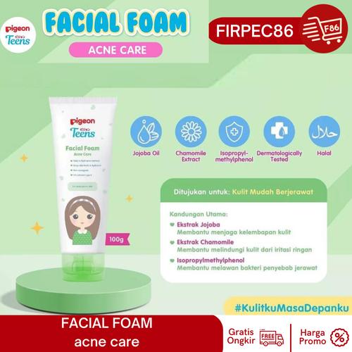 Promo Pigeon Teens Facial Foam Acne Care 100 g - Jakarta Utara ...