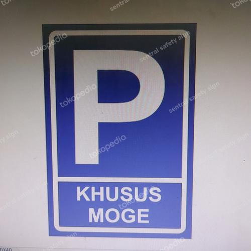Jual Rambu Parkir Khusus Moge - Jakarta Barat - sentral safety sign ...
