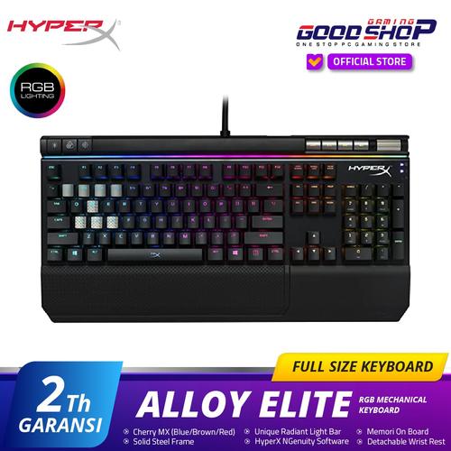 Promo HyperX Alloy Elite RGB Mechanical Keyboard - Merah Cicil 0% 3x ...