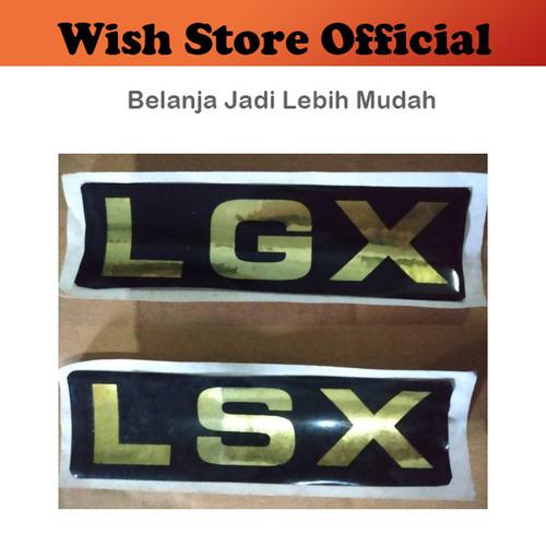 Jual [PCS] Emblem / Car Logo / Sticker Lambang Mobil Tulisan LSX LGX ...