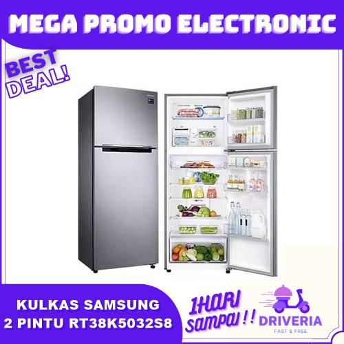 Jual SAMSUNG RT38K5032S8 / RT38 Kulkas 2 Pintu Twin Cooling Plus™ 384 L ...