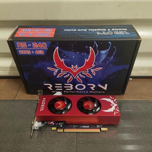 Jual VGA Reborn AMD Radeon R5 240 4GB GDDR5 128 bit Dual Fan PCIe ...