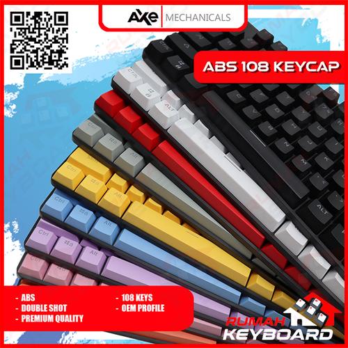 Jual KEYCAP - KEYCAPS - OEM PROFILE - ABS DOUBLE SHOT - 108 KEYS ...