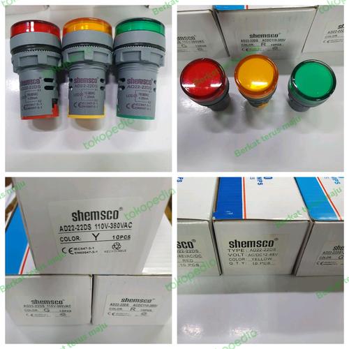 Jual Pilot Lamp Led 22mm....220V (AD22-16DS....110-380vac) - PUTIH ...