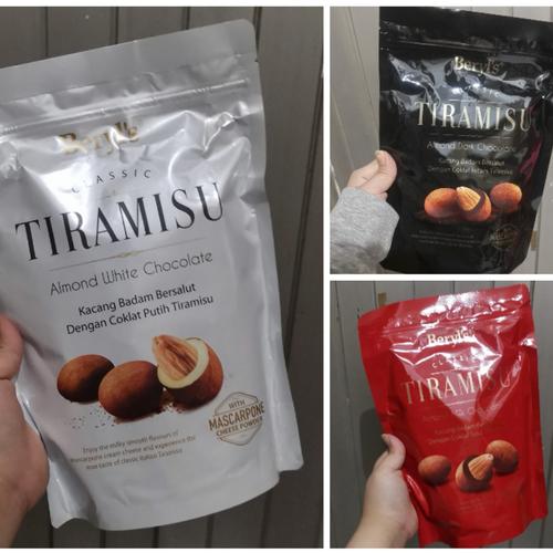 Jual BERLYS TIRAMISU ALMOND CHOCOLATE BERYLS KACANG ALMOND COKLAT-MILK ...