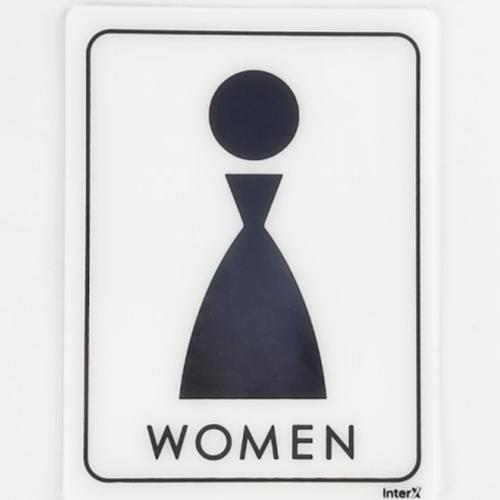Jual Sticker Sign Board Akrilik Gender Men Women/Papan Tanda Signage ...