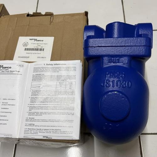 Jual Ball Float Steam Trap Spirax Sarco FT14HC Size 1" - 4,5Bar ...