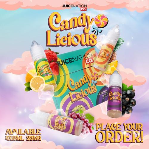 Jual Candy Licious Friendly Pack Salt Nic 4x15ML - JNC Liquid ...