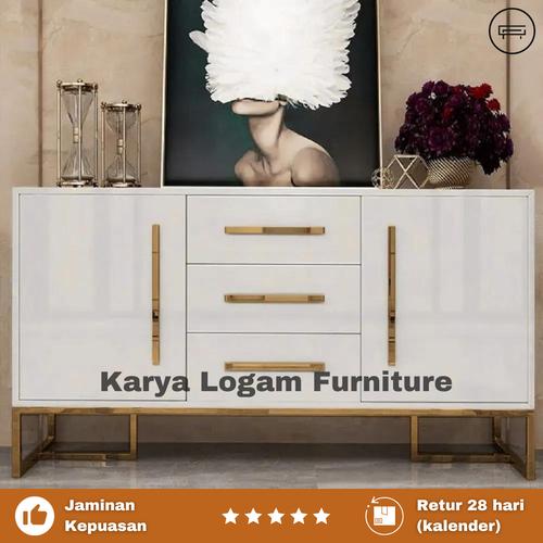 Jual Lemari Kabinet Stainless - Buffet Credenza Modern Minimalis - Kab ...