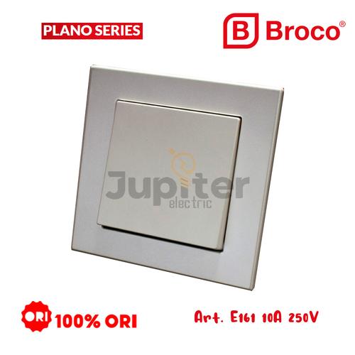 Jual Broco E161 PLANO Single Switch Pearl White - Jakarta Barat ...