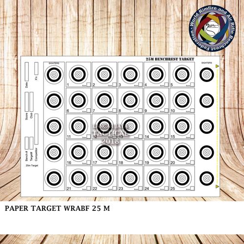 Jual PAPER TARGET WRABF 25 M / KERTAS SASARAN 25 M - Kota Depok ...