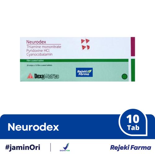 Jual Neurodex 1 Strip isi 10 Tablet - DexaMedica Dexa Medica Vit ...