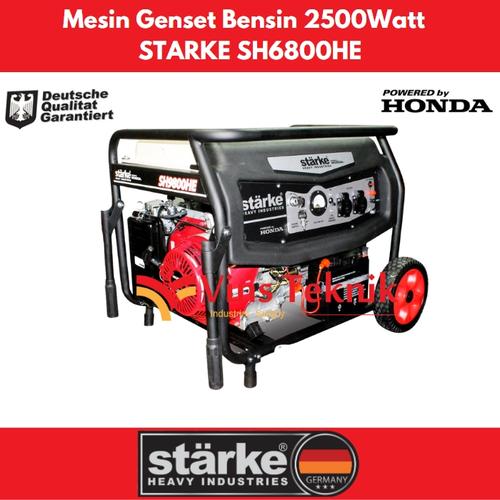 Jual Mesin genset bensin listrik 2500WATT generator set STARKE SH6800HE ...