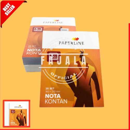Jual buku bon nota 3 ply Kecil Paperline / Buku Keuangan Harga per 1 ...