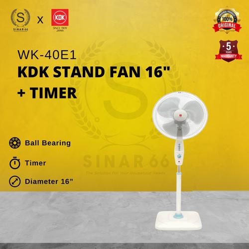 Promo KDK STAND FAN TIMER KIPAS ANGIN BERDIRI 16" WK40E1 WK-40E1 - Non ...