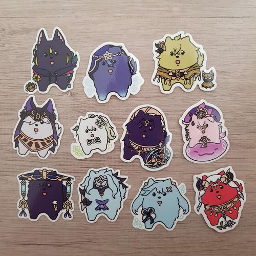 Jual Genshin Impact Sticker Dog Lucu (Sumeru) Tofuaru - Nahida ...
