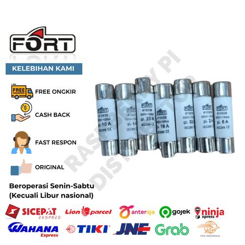 Jual FORT Fuse Link 10 x 38 2A 4A 6A 10A 16A 20A 25A 32A - 20A ...
