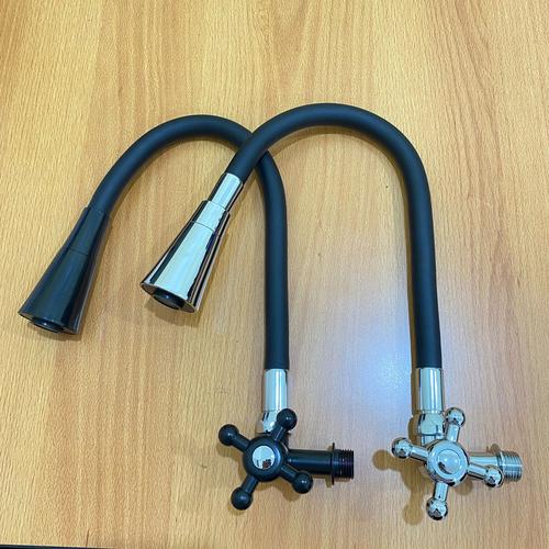 Jual Kran Angsa Fleksibel Hitam Minimalis model Terompet 2 tipe air ...