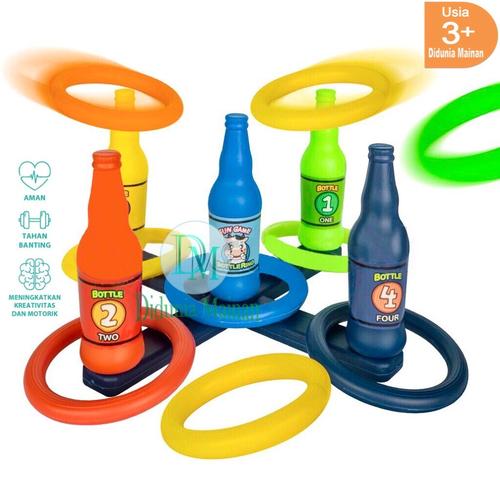 Promo Mainan edukasi anak ring a bottle lempar gelang cincin ke botol ...