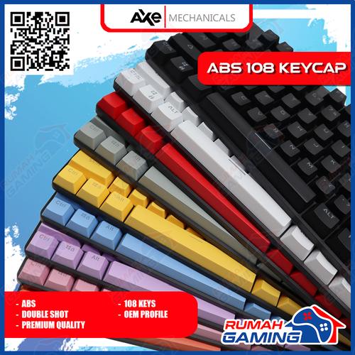 Jual KEYCAP - KEYCAPS - OEM PROFILE - ABS DOUBLE SHOT - 108 KEYS ...