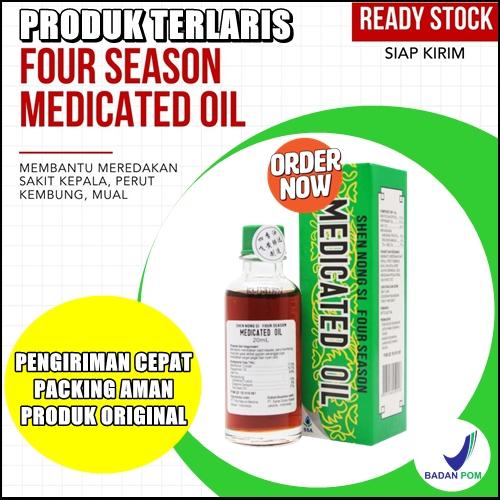 Promo obat masuk angin pusing sakit kepala four season medicated oil ...