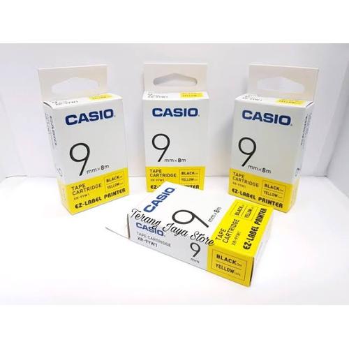 Jual CASIO Label Kaset 9mm Tape Label Casio - Kuning - Kota Medan ...