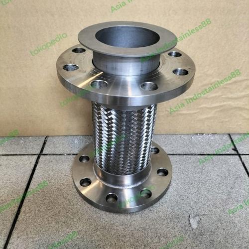 Jual Flexible Hose Stainless SS 304 Flange JIS 10K 1 1/4" inch P 50 Cm ...