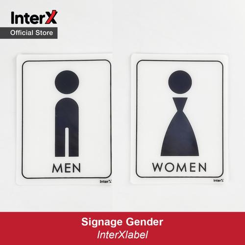 Jual Sticker Sign Board Akrilik Gender Men Women/Papan Tanda Signage ...
