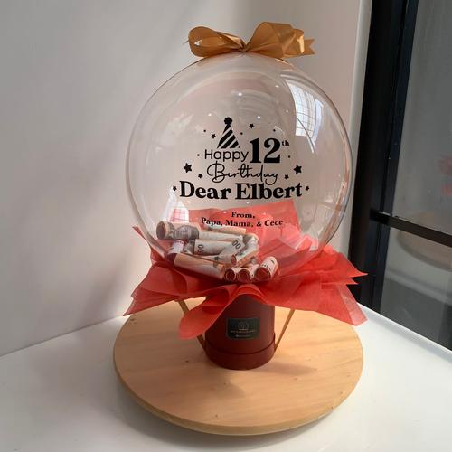 Jual Angpao Balloon | Pesanan Angela - Jakarta Utara - Balon Box Bunga ...