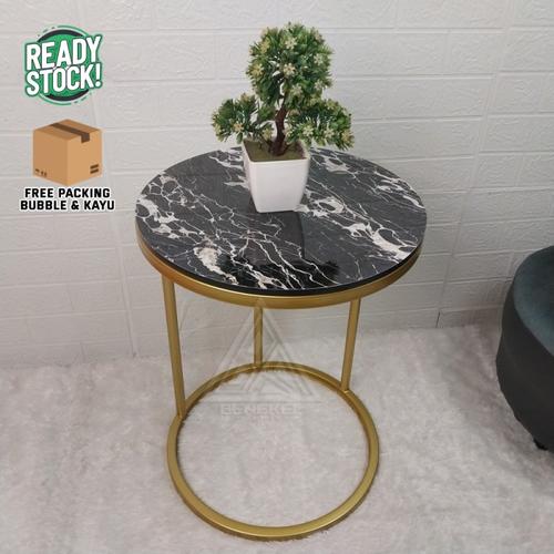 Jual Meja Visca Single Meja Sudut Bulat Minimalis Coffee Table - Kota ...