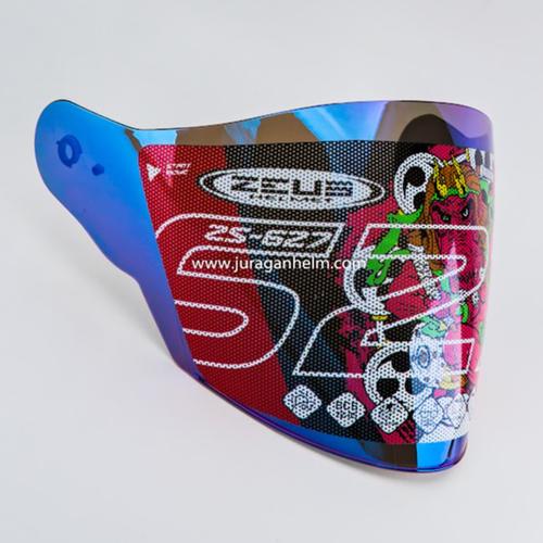 Jual Visor Zeus ZS627 627 IRIDIUM - BLUE - Jakarta Barat - Juragan Helm ...
