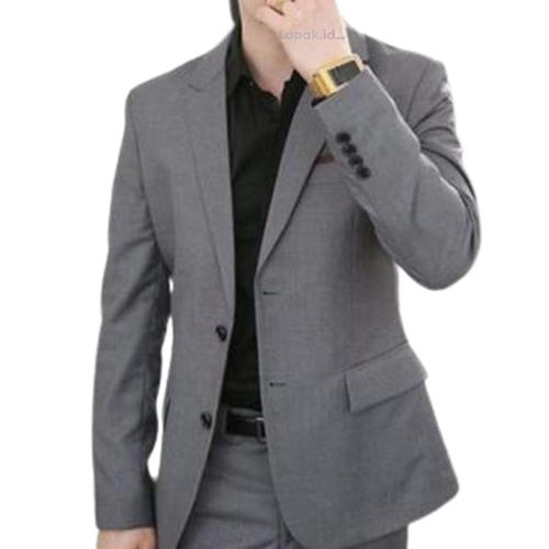 Jual Jas Wisuda / Jas Formal / Jas Nikah / Jas Slimfit Pria - Abu-abu ...
