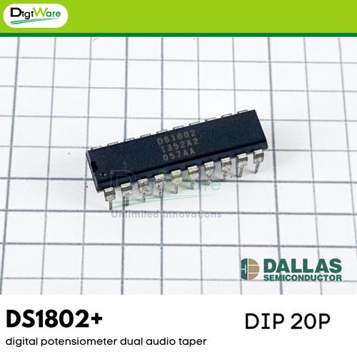 Jual DS1802+ Digital Potensiometer Dual Audio Taper DIP 20Pin - Kota ...