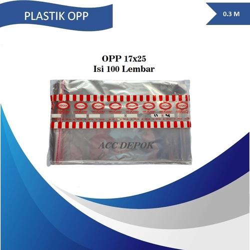 Jual Plastik Opp Lem 17x25 / Plastik Seal 17x25 cm isi 100lembar - Opp ...