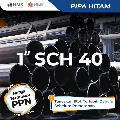 Jual HMS - Pipa Besi Hitam SCH 40 - 1" SCH - Jakarta Utara - Harapan Mitra Sejati | Tokopedia