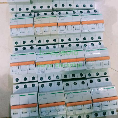 Jual Schneider mcb 3p 16a domae mcb 3p 10a domae mcb 3phase domae - 32a ...