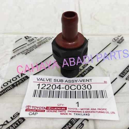 Jual valve pcv pvc inova innova reborn fortuner vrz hilux revo original ...