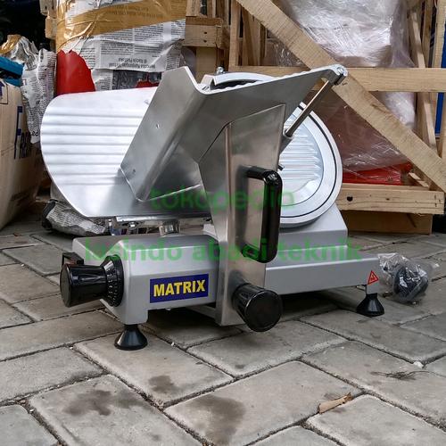 Jual meat slicer 10" matrix Q 250 A mesin pengiris daging 10 inch ...
