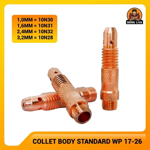 Jual Collet Body Tig Argon WP 17/26/18 ukuran 1,6mm-2,4mm-3,2mm - 1,6mm ...
