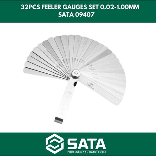 Jual SATA Feeler Gauge Fuller Gauge alat Pengukur Setelan Klep 09407 ...