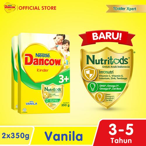 Promo Nestle DANCOW 3+ Vanila Susu Anak 3-5 Tahun Box 350g x 2 pcs ...