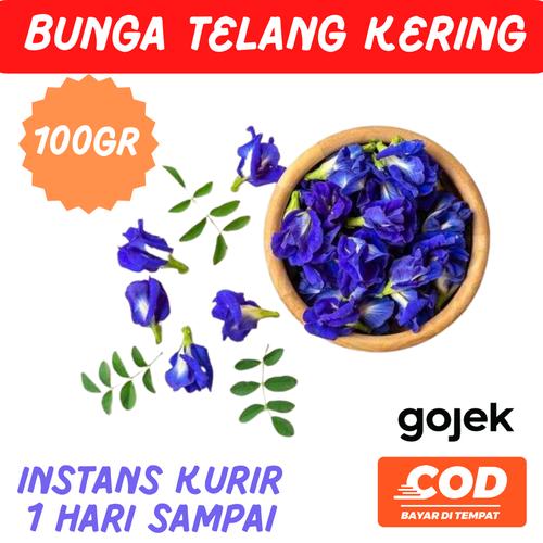 Jual TEH BUNGA TELANG KERING 100 GR | BUTTERFLY KERING ORGANIK / CELUP ...