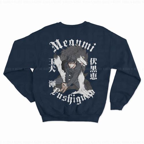 Jual Crewneck Megumi sign Navy Anime Manga Jujutsu Kaisen - Kota Medan ...