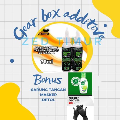 Jual GC MAX PRO GEARBOX ADDITIVE75 ML Perawatan Transmisi Matic - Kota ...