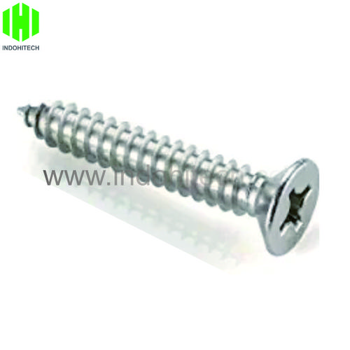 Jual Sekrup FH Obeng+ SS304 / Taping Flat Head screw M4x25 - Kab ...