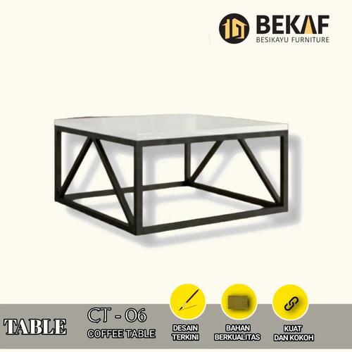 Jual Meja Minimalis Modern - Meja Ruang Tamu - Meja Besi Kayu || CT ...